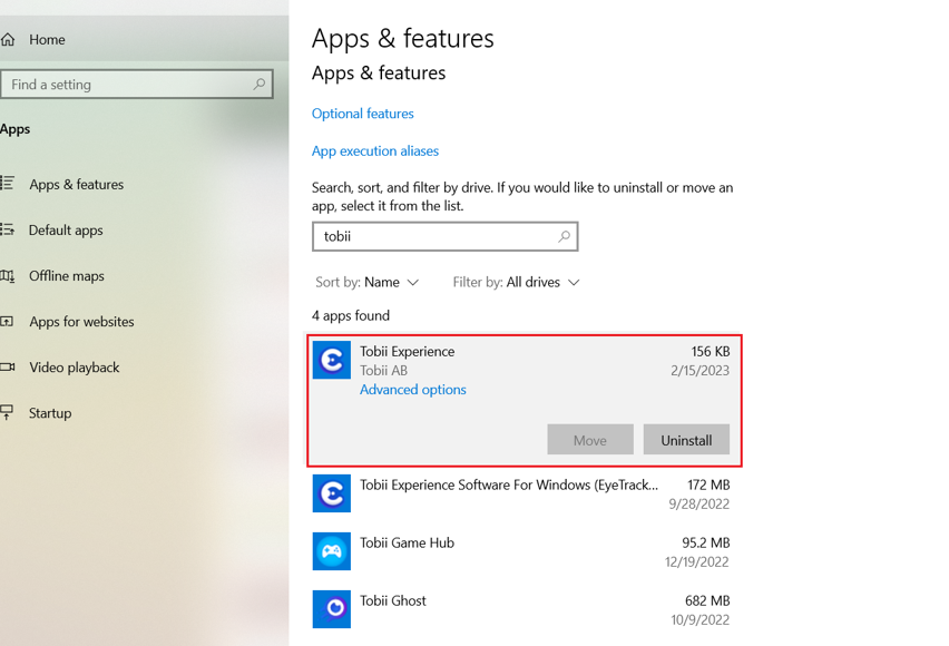Installation or setup issues Tobii Horizon and Tobii Aware – Tobii Help ...